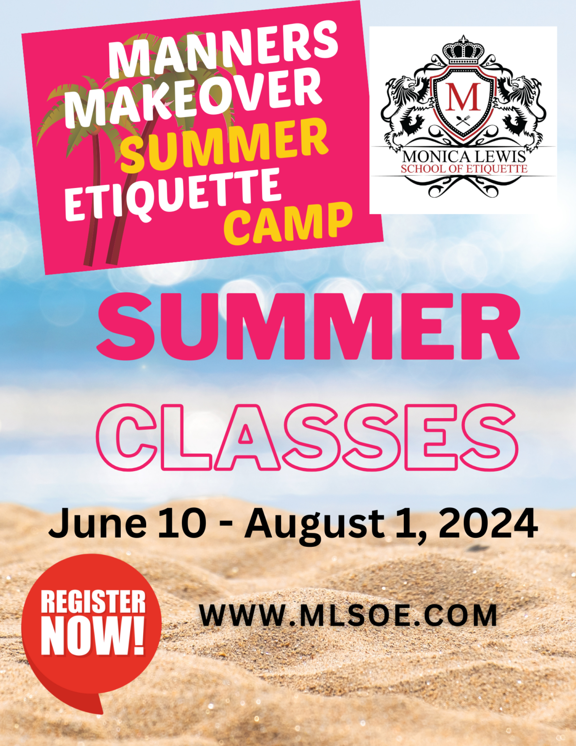 Manners Makeover Summer Etiquette Camp - Monica Lewis School of Etiquette